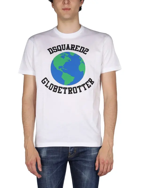 Dsquared2 Globetrotter" T-shirt With Print