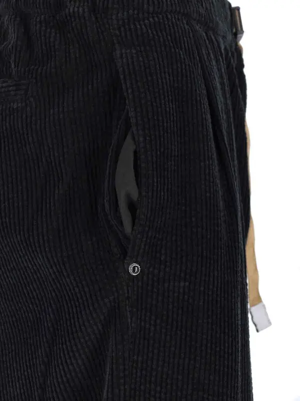 Stone Island Velvet Pants - Black