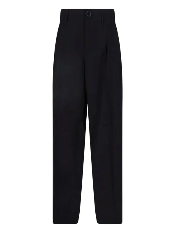 Incotex Tailored Wool Trousers - Black