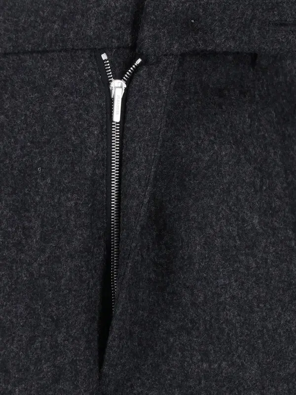 Burberry Tailored Wool Trousers - Gray