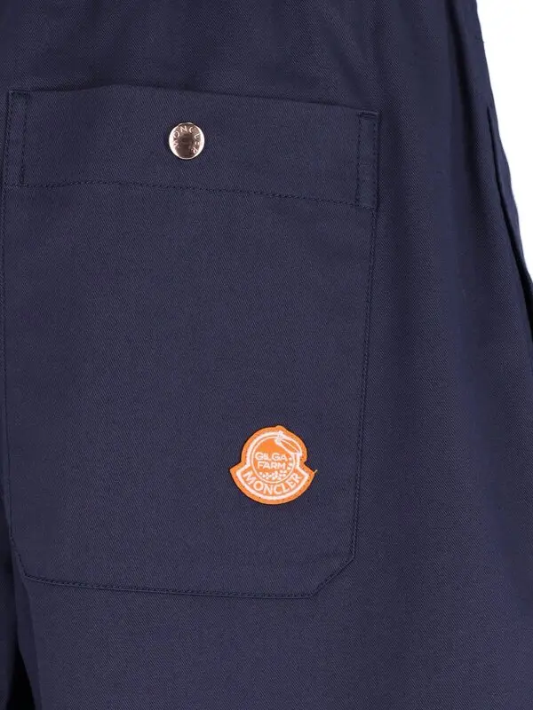 Moncler X Gilga Farm Donald Glover Wide Trousers - Blue