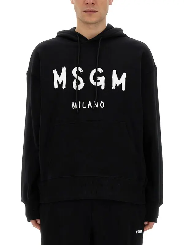 MSGM Brushed Logo Sweatshirt