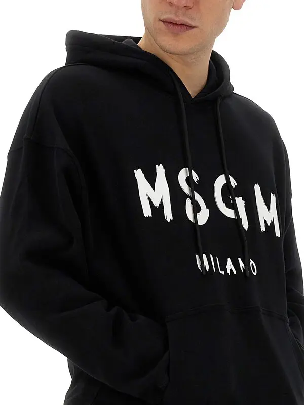 MSGM Brushed Logo Sweatshirt