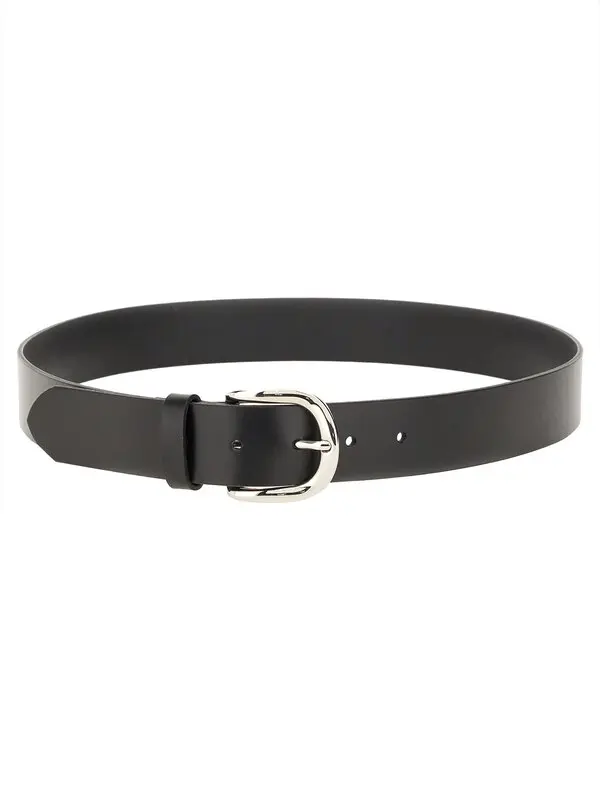 MARANT Leather Belt - Black