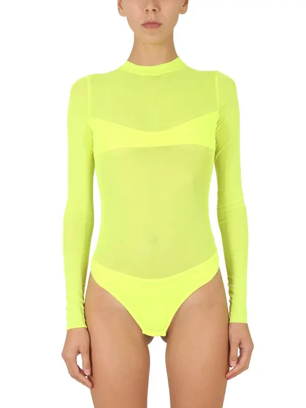 NOT AFTER TEN Sunrise Crossbar Bodysuit - Yellow