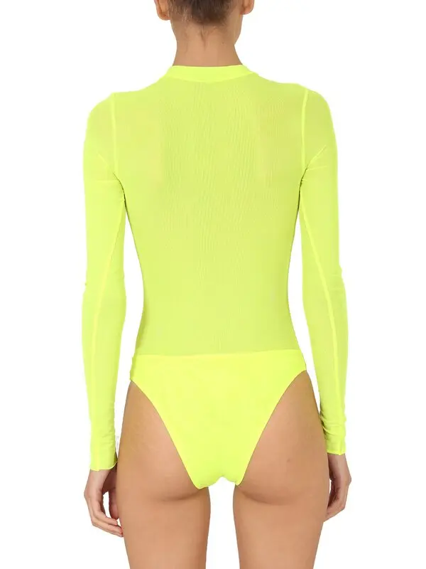 NOT AFTER TEN Sunrise Crossbar Bodysuit - Yellow