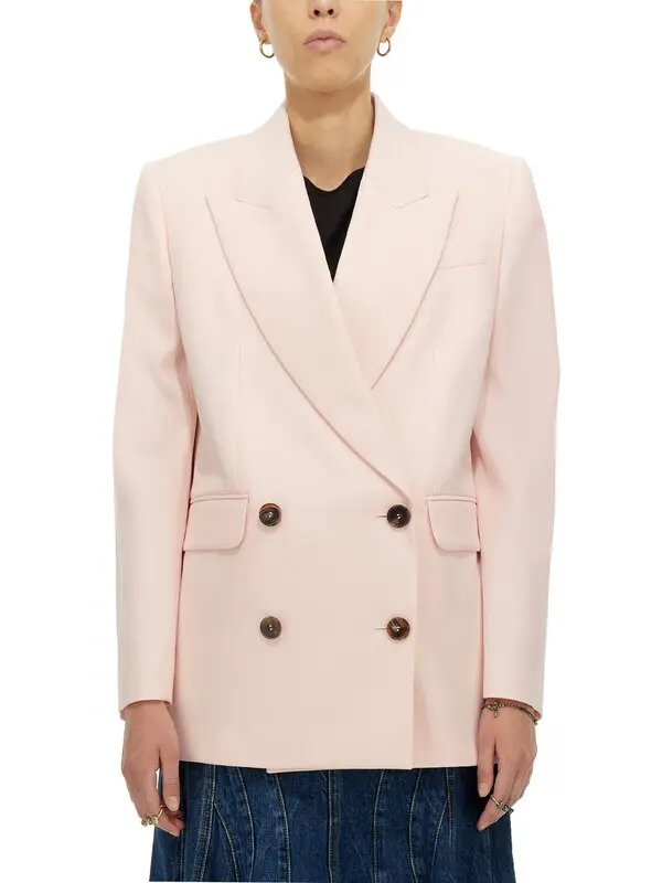 Alexander McQueen Double-breasted Jacket - Pink