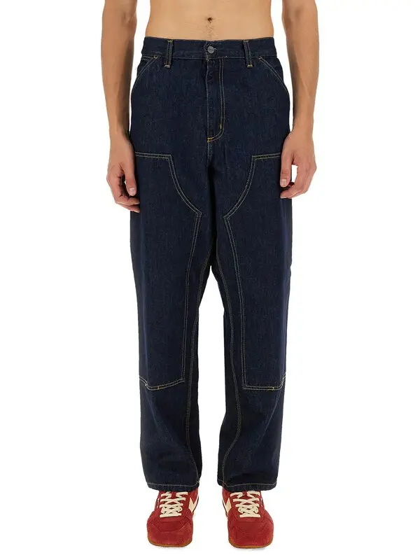 Carhartt Work In Progress Double Knee Pants - Denim