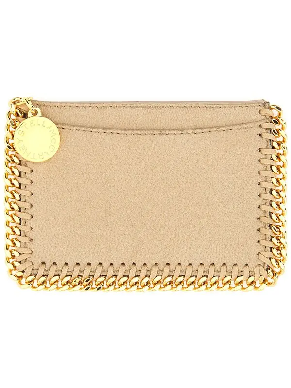 Stella McCartney Card Holder "falabella - Beige