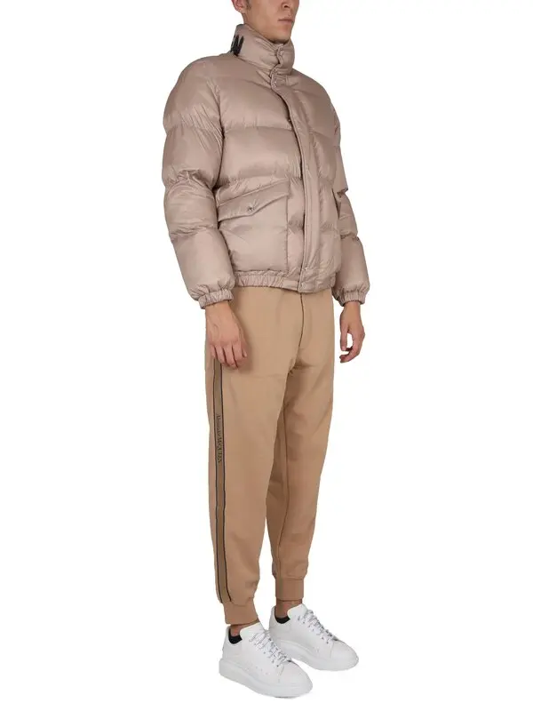 Alexander McQueen Printed Down Jacket - Beige