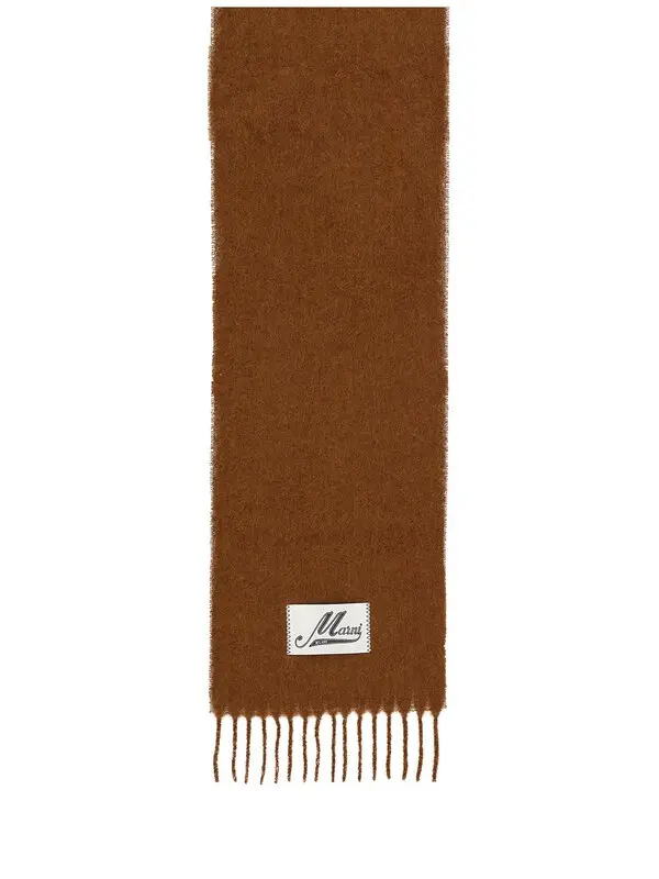 Marni Alpaca Scarf - Brown