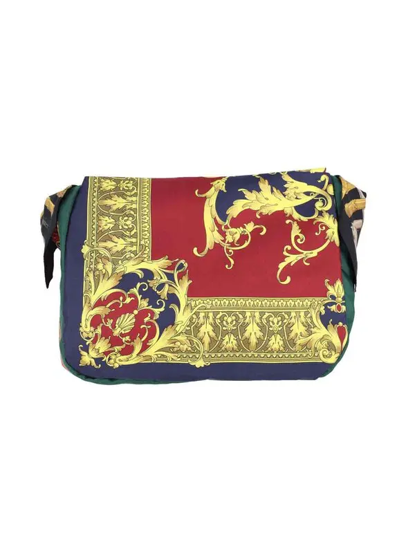 Junya Watanabe Printed Silk Crossbody Bag - Multi