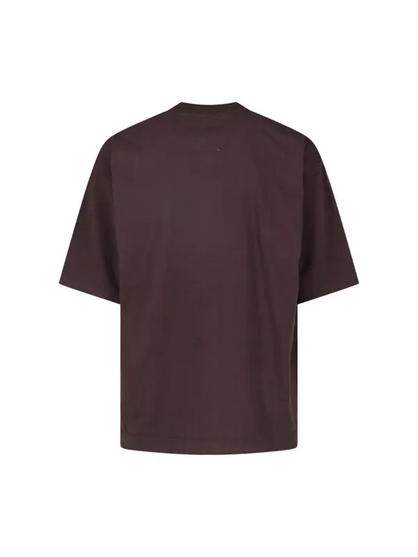 Aspesi Printed Short Sleeve T-shirt - Brown