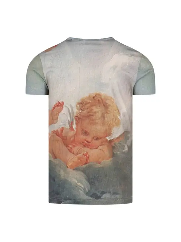 Valentino Garavani Jil Sander Short Sleeve Printed Top - Multi