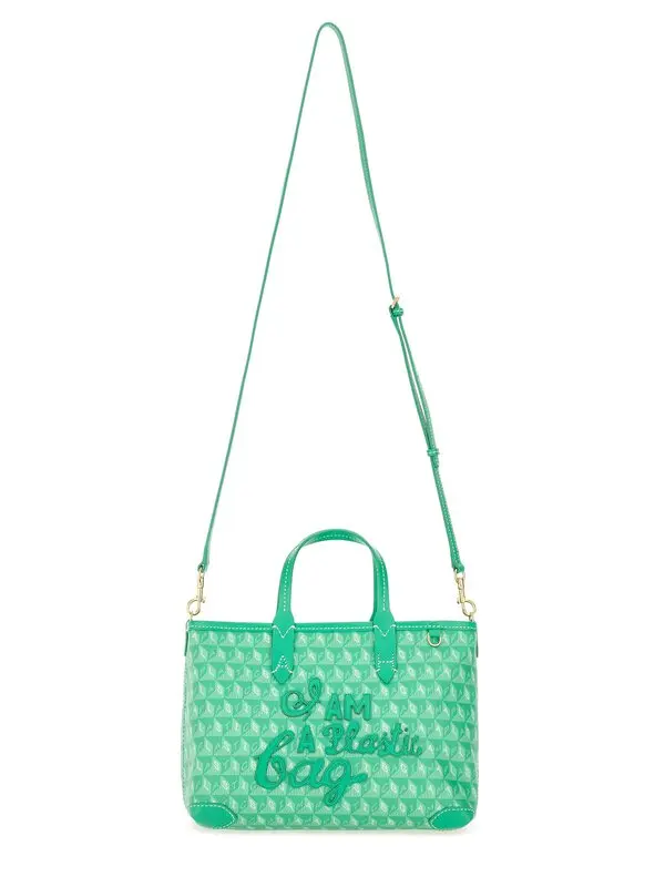ANYA HINDMARCH Xs Tote Bag With Pattern - Green