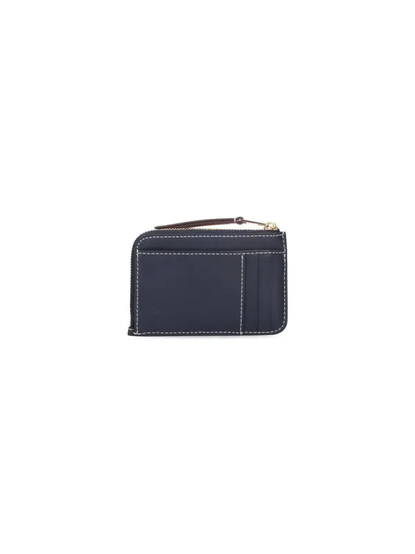 Tory Burch T Monogram" Card Holder - Blue