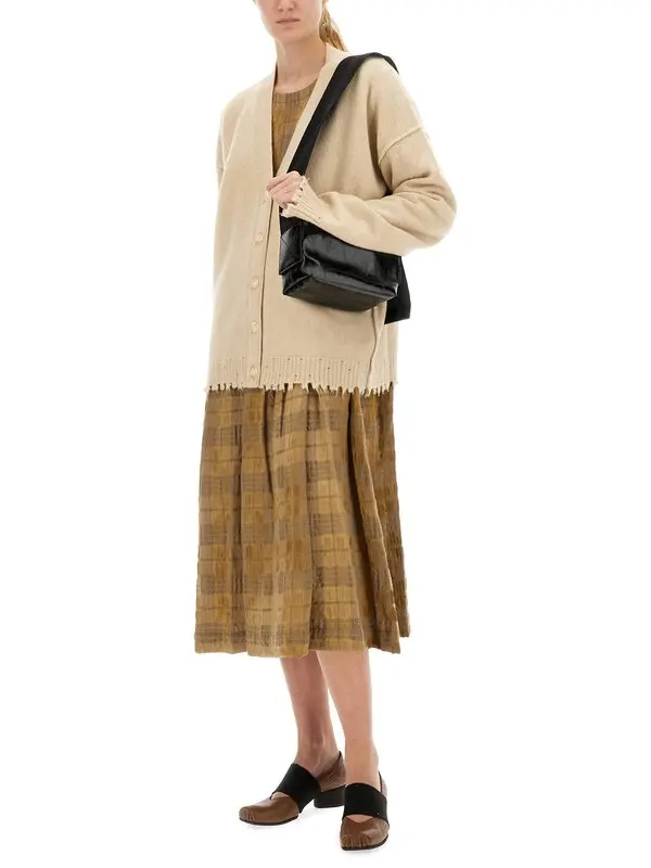 UMA WANG Cashmere Cardigan With Buttons - Beige