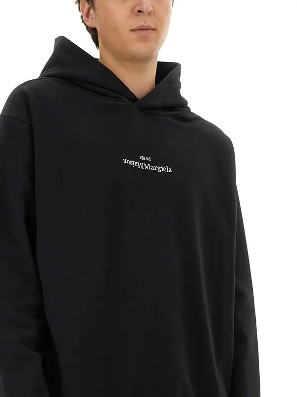 MAISON MARGIELA Hooded Sweatshirt - Black