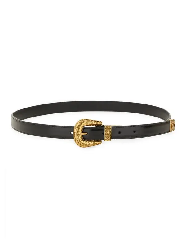 Valentino Garavani Vlogo Signature' Belt - Black