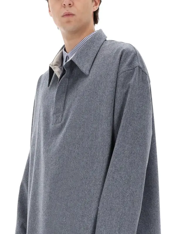 Ami Long-sleeved Polo Shirt