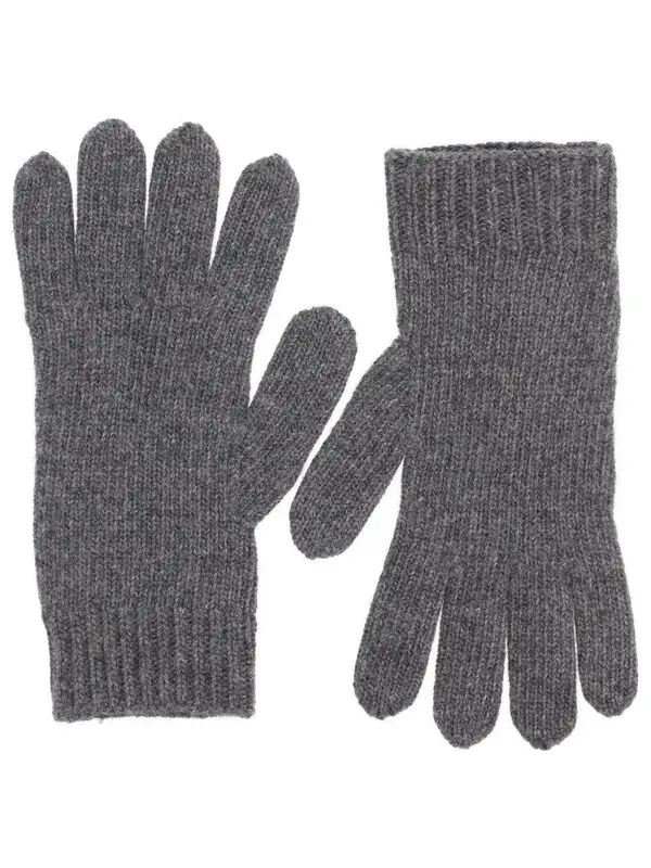 VIVIENNE WESTWOOD Gloves With Orb Embroidery - Grey