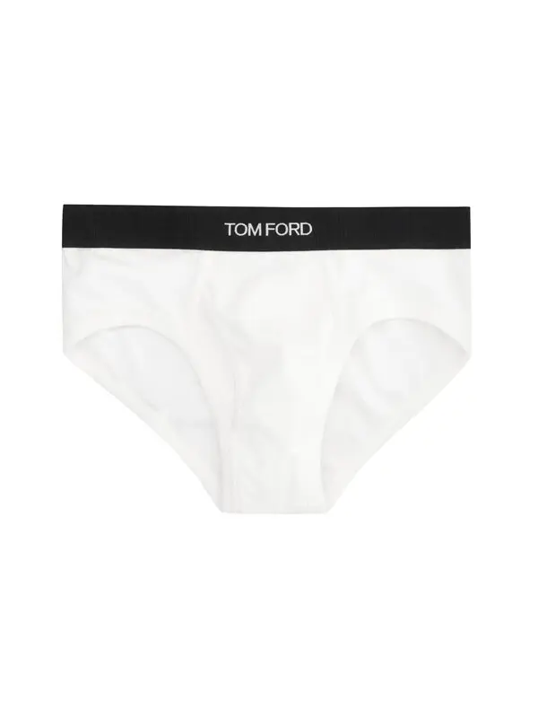 TOM FORD Briefs With Logo - White