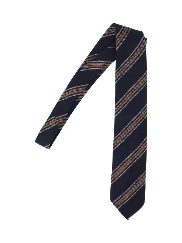 FINAMORE 1925 Striped Necktie - Multi
