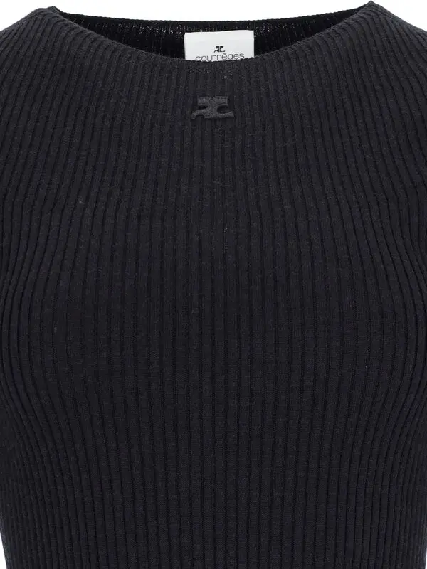 COURREGES Solar Light Logo Sweater