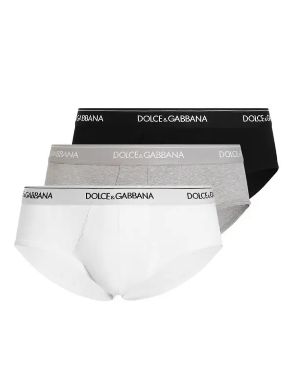 Dolce & Gabbana 3-pack Regular Fit Boxer Shorts - Multicolour