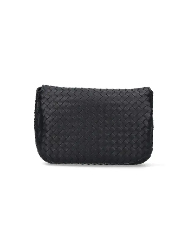 Bottega Veneta Messenger Shoulder Bag - Black