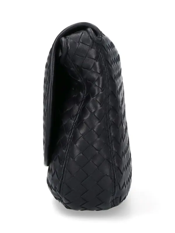 Bottega Veneta Messenger Shoulder Bag - Black