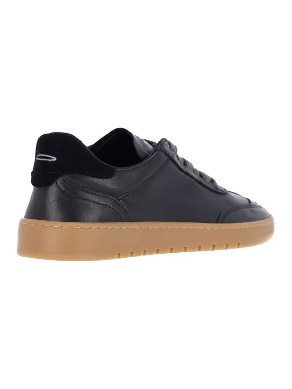 Miu Miu Leather Sneakers - Black