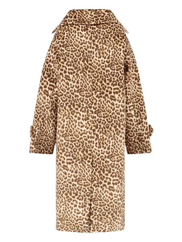 DURAN LANTINK Animal Print Maxi Coat
