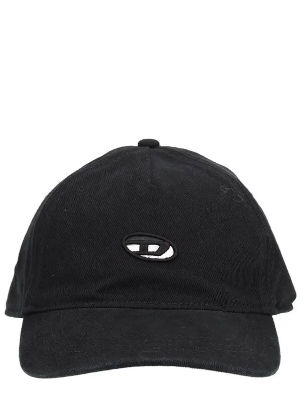 DIESEL Baseball Cap With Logo - Black