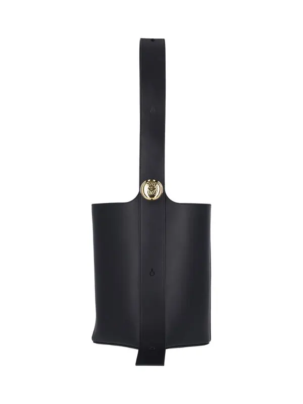 Loewe Pebble Bucket Bag - Black