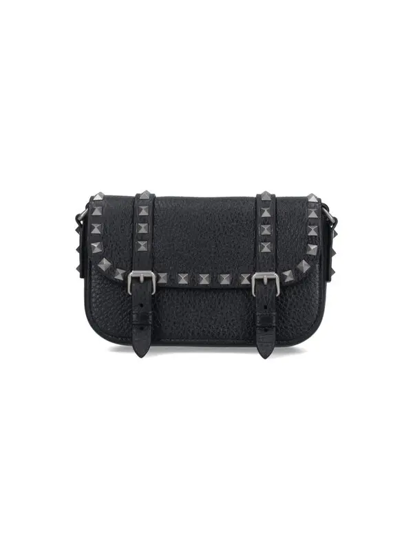 Valentino Garavani Rockstud Smartphone Pouch - Black