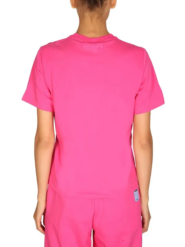 Alexander McQueen T-shirt With Logo - Fuchsia