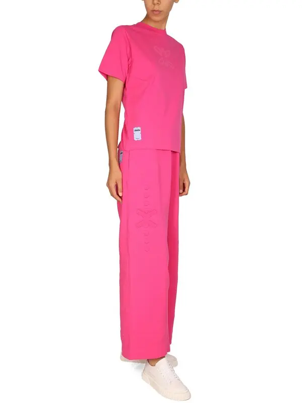Alexander McQueen T-shirt With Logo - Fuchsia