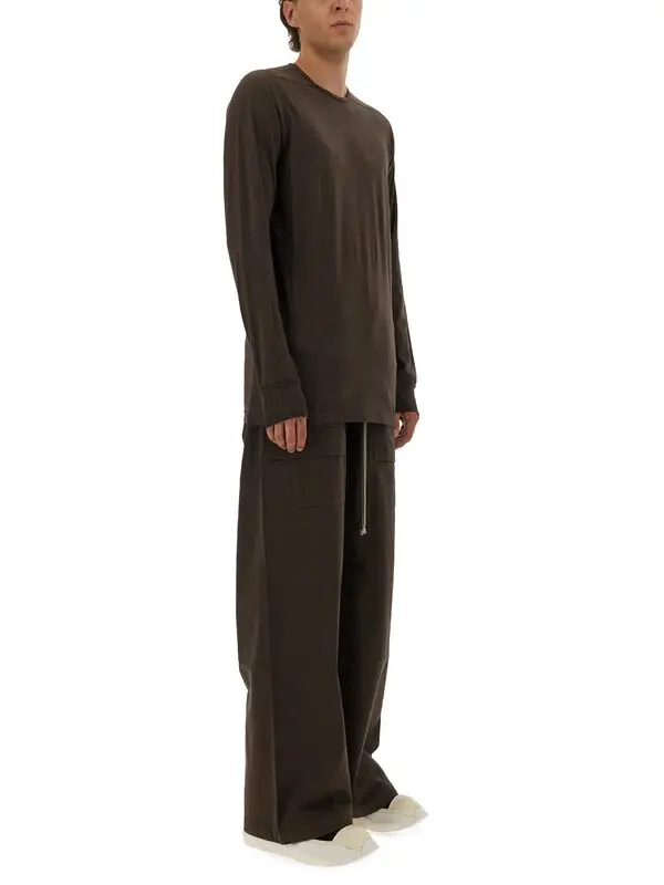 Rick Owens Creatch Wide Cargo Pants - Brown