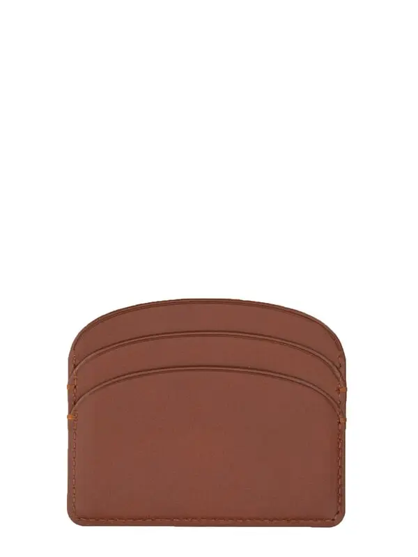 A.p.c. Demi Lune Card Holder - Buff