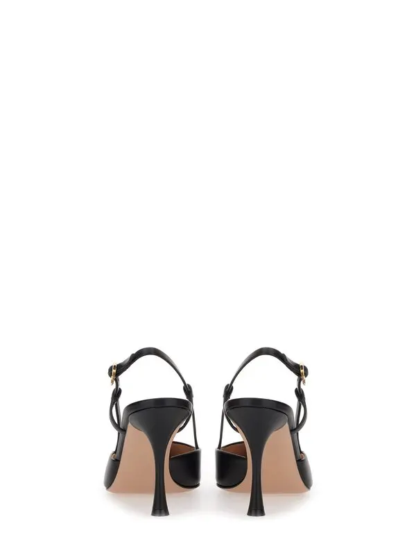 GIANVITO ROSSI Ascent Slingback Pumps - Black