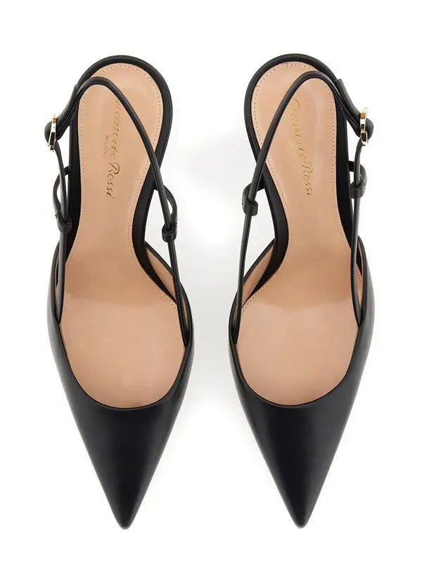 GIANVITO ROSSI Ascent Slingback Pumps - Black