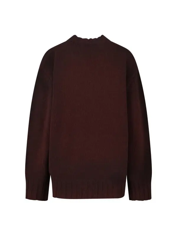 Attico Asymmetrical Sweater - Brown