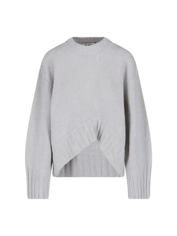 Attico Asymmetrical Sweater - Gray