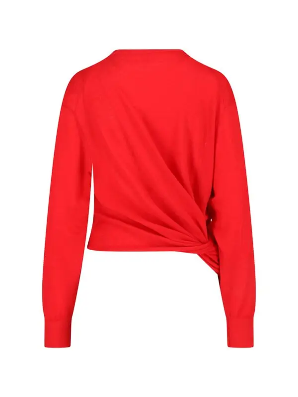Loewe Asymmetrical Sweater - Red