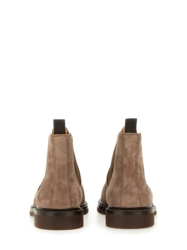Brunello Cucinelli Suede Chelsea Boot - Brown