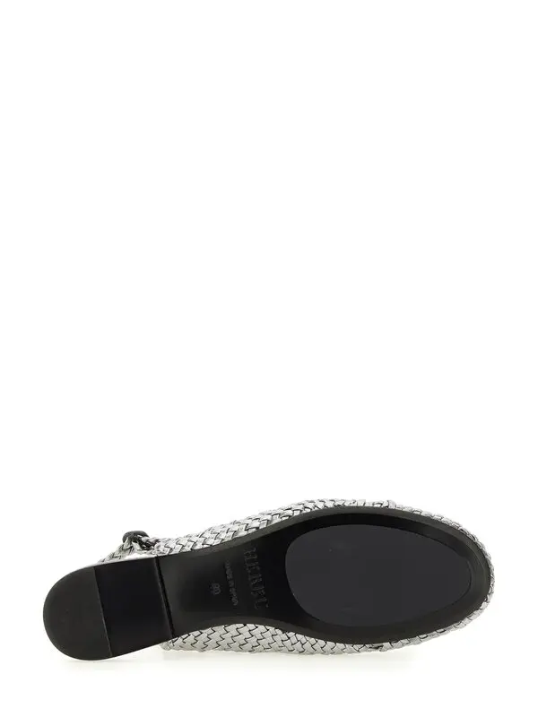 Hereu Empuria Metallic Slingback Sandals