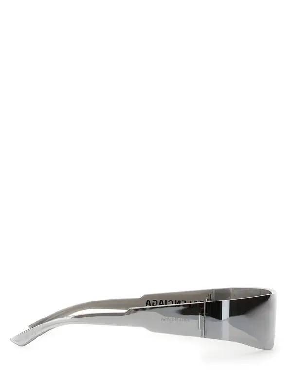 Balenciaga Mono Rectangle Sunglasses - Silver