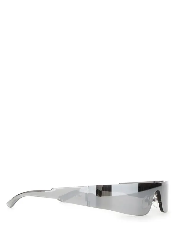Balenciaga Mono Rectangle Sunglasses - Silver