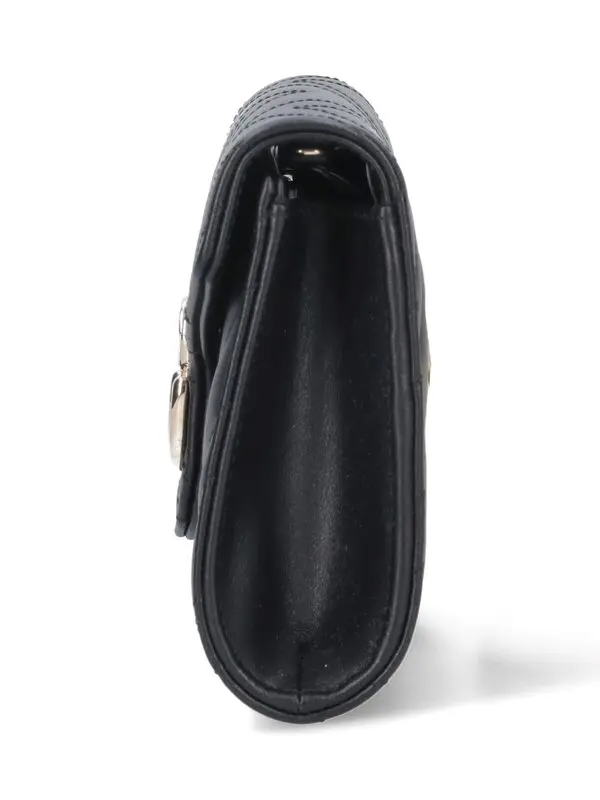 Gucci Wallet With Chain "gg Marmont - Black